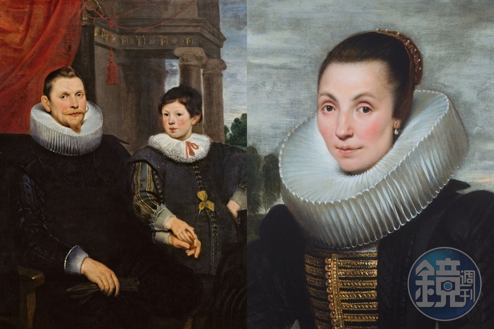 失散200年！父子畫像右下角見神祕裙襬 美術館「千里尋母」終獲全家福 - 鏡週刊 Mirror Media